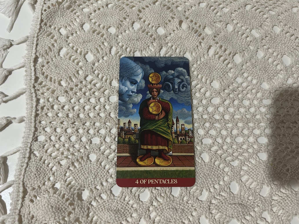 Four of Pentacles Tarot Card Meaning and Interpretation - Tarot Institute