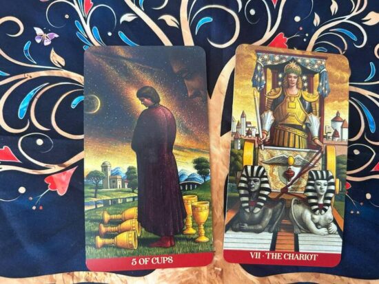 Five of Cups and The Chariot: Exploring Tarot Symbolism and ...