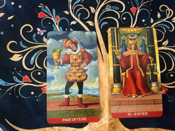 Page of Cups and Justice: Exploring Their Significance in Tarot ...