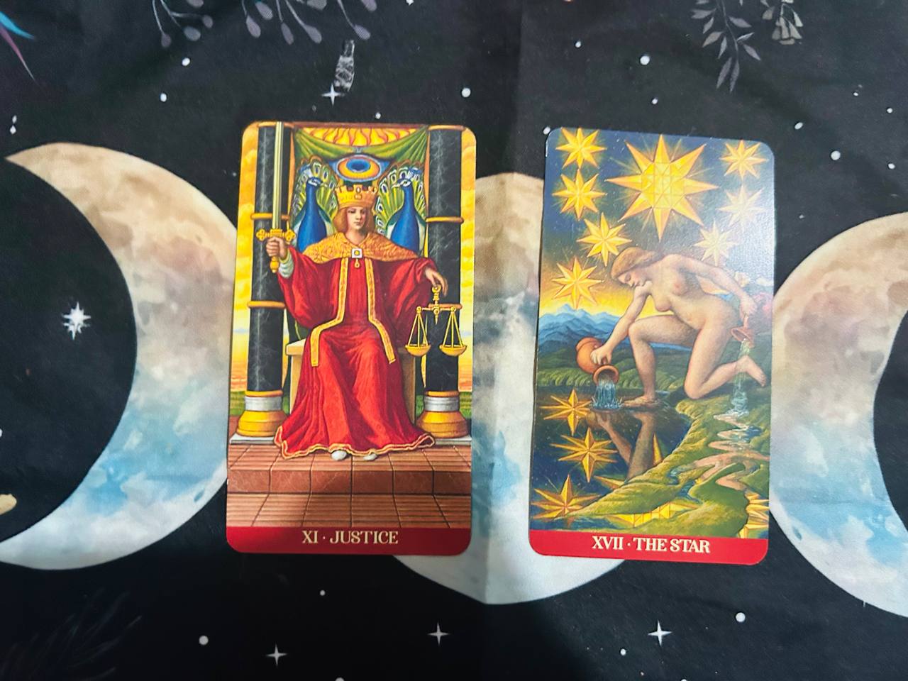 Justice and The Star: Exploring Tarot’s Dual Path of Balance and Hope ...